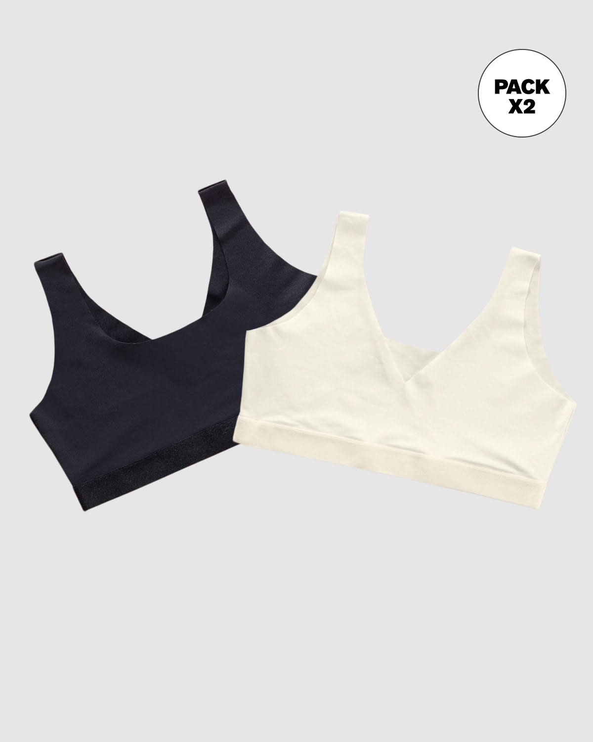 Paquete x 2 tops invisibles doble escote | Leonisa Ecuador